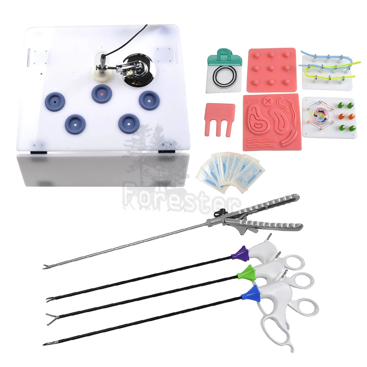Laparoscopy-training-box-Laparoscopic-Simulator-Trainer-Endotrainer ...
