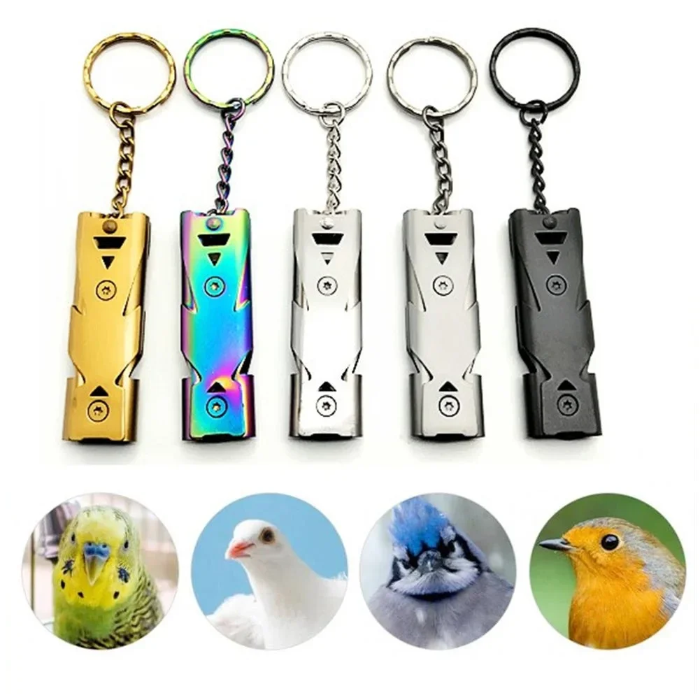 Birds-Ultrasonic-Training-Whistle-Stainless-Steel-Return-To-Nest-Bird ...