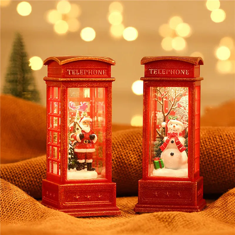 Design-Retro-London-Telephone-Booth-Phone-Booth-Christmas-Tree-Santa ...
