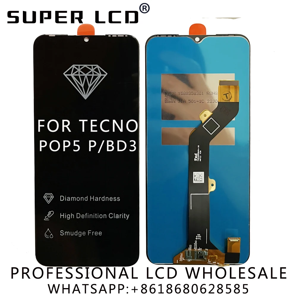 For-Tecno-POP-5-POP5-P-BD3-LCD-Replacement-Mobile-Phone-Display-Touch ...