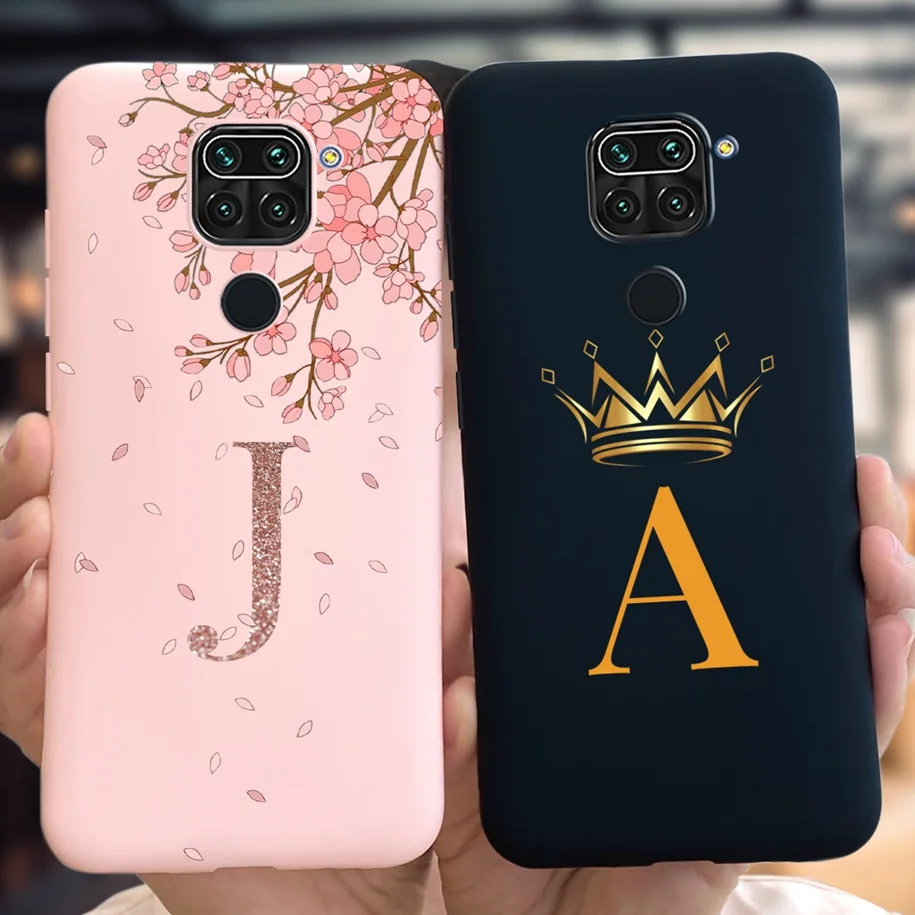 For-Xiaomi-Redmi-Note-9-Case-Fashion-Flower-Crown-Painted-Capa-Soft ...