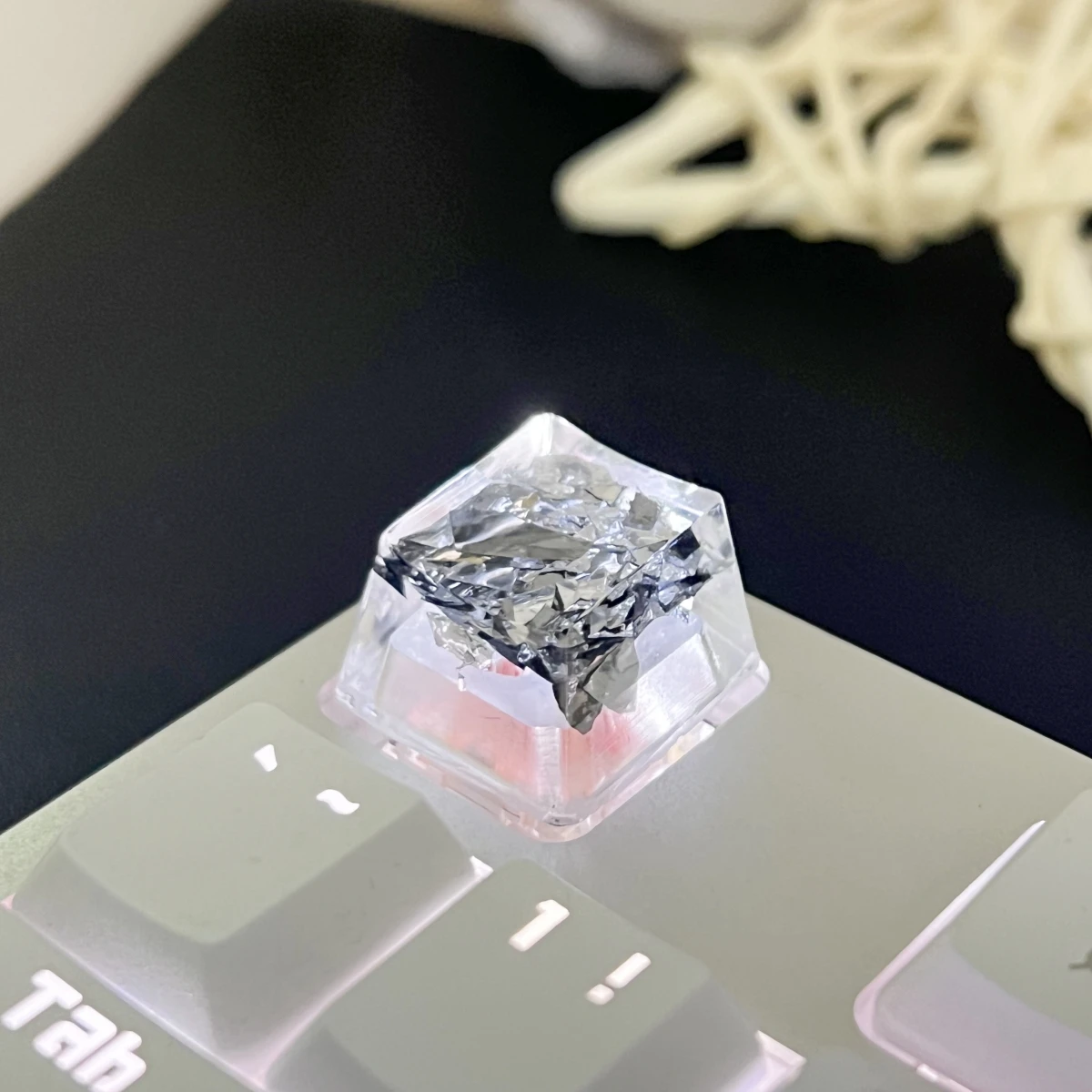 1Pcs-High-Quality-Hot-Sale-Colorful-Translucent-Key-Caps-Cross-Shaft ...
