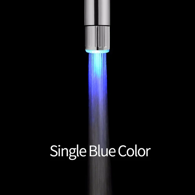 Zhangji Bathroom Led Faucet Aerator Water Power Shower LED Tap light ...