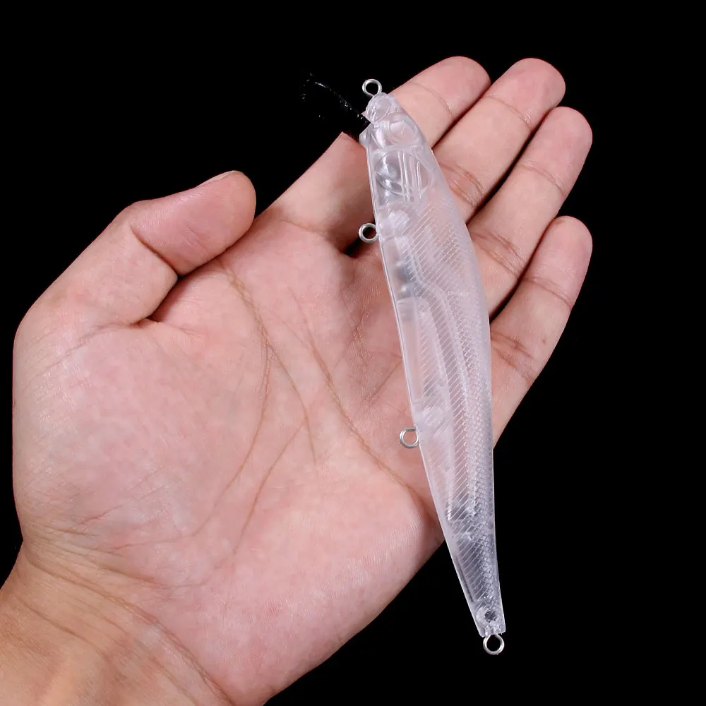 10PCS-Blank-Minnow-Wobbler-Unpainted-Hard-Bait-Fishing-Lure-Bodies-14cm ...