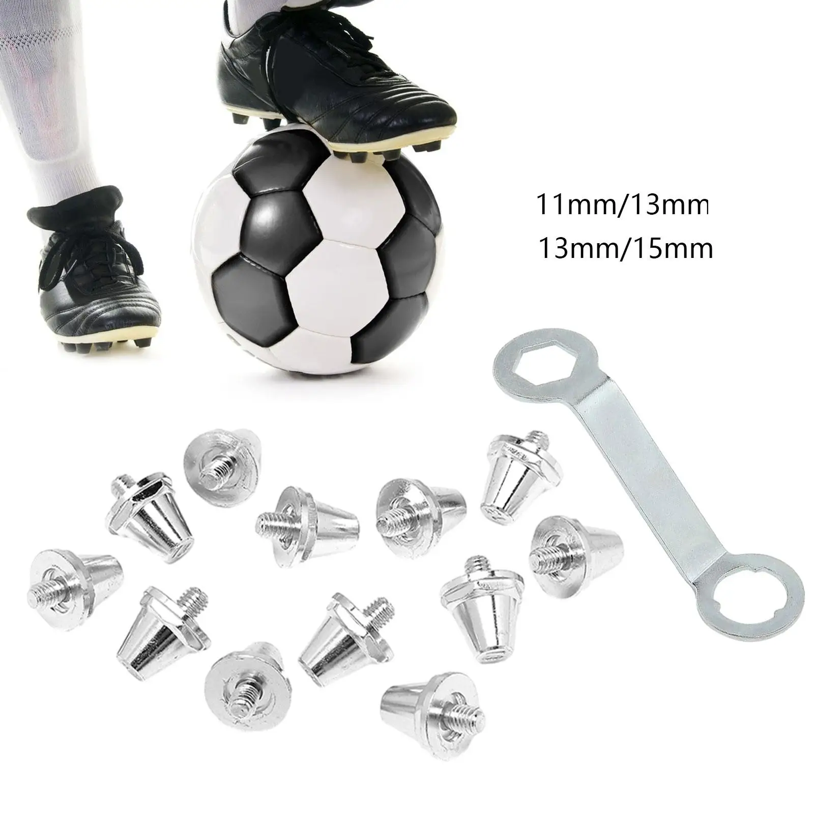 12x-Football-Boot-Studs-with-Wrench-Firm-Ground-Stable-M5-Threaded ...