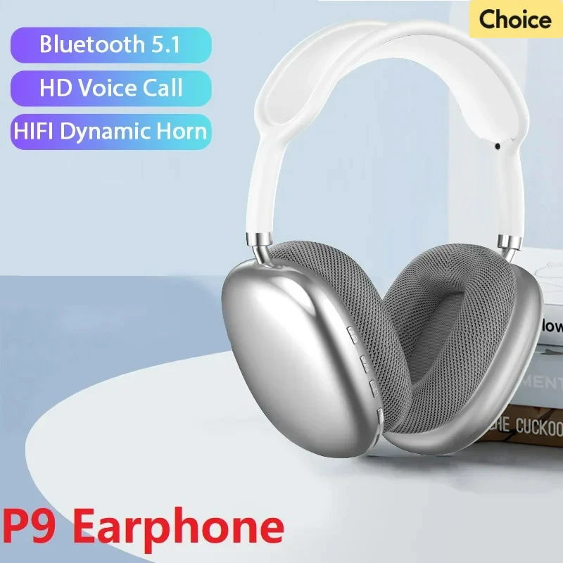 New-P9-Wireless-Bluetooth-Headphones-Noise-Cancelling-with-Microphone ...