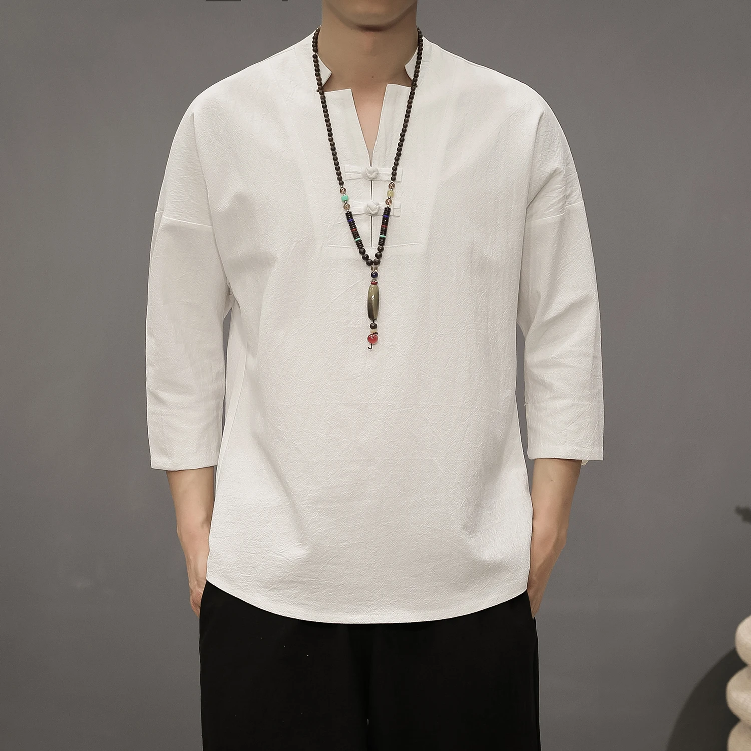 Lay-Buddhist-Meditation-Zen-Clothes-For-Mens-Cotton-Line-Chinoiserie ...