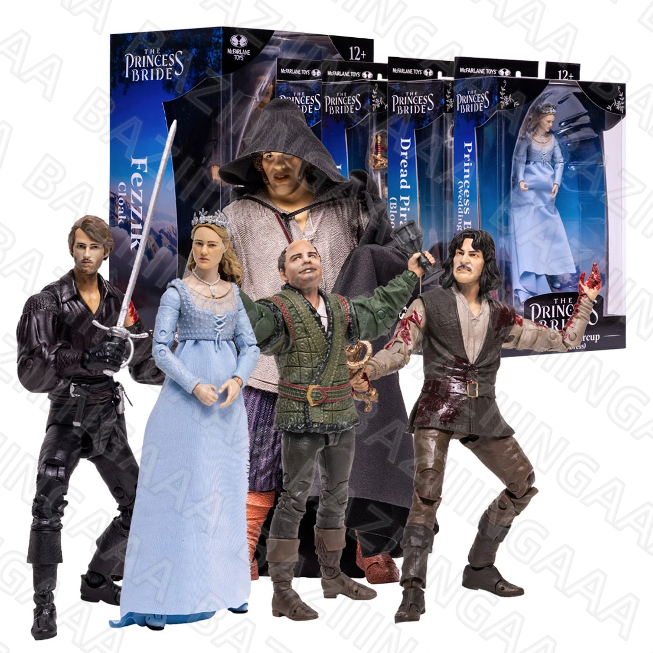 McFarlane Toys The Princess Bride Wave 2 Bundle Bucat Westley Montoya ...