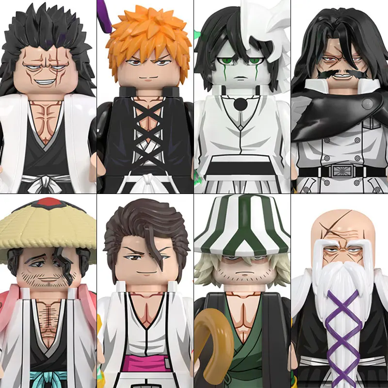 BLEACH-Blocos-de-Constru-o-de-Anime-Cartoon-Mini-Action-Figures ...