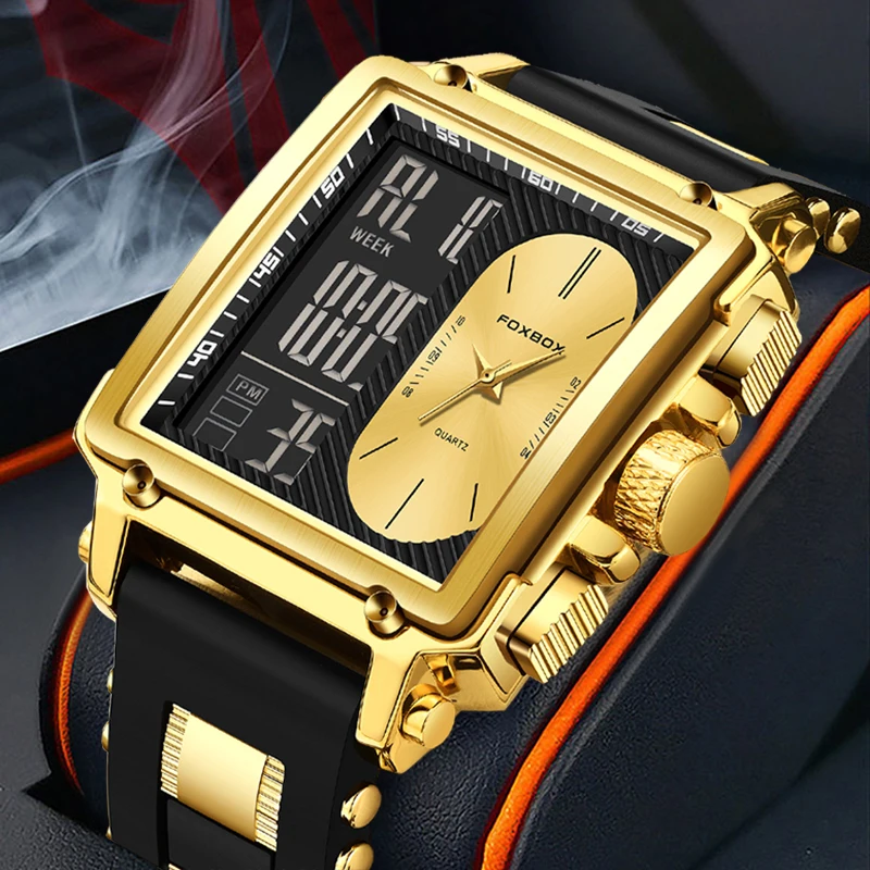 LIGE-New-Fashion-Square-Digital-Watch-Men-Casual-Sports-Waterproof-Men ...