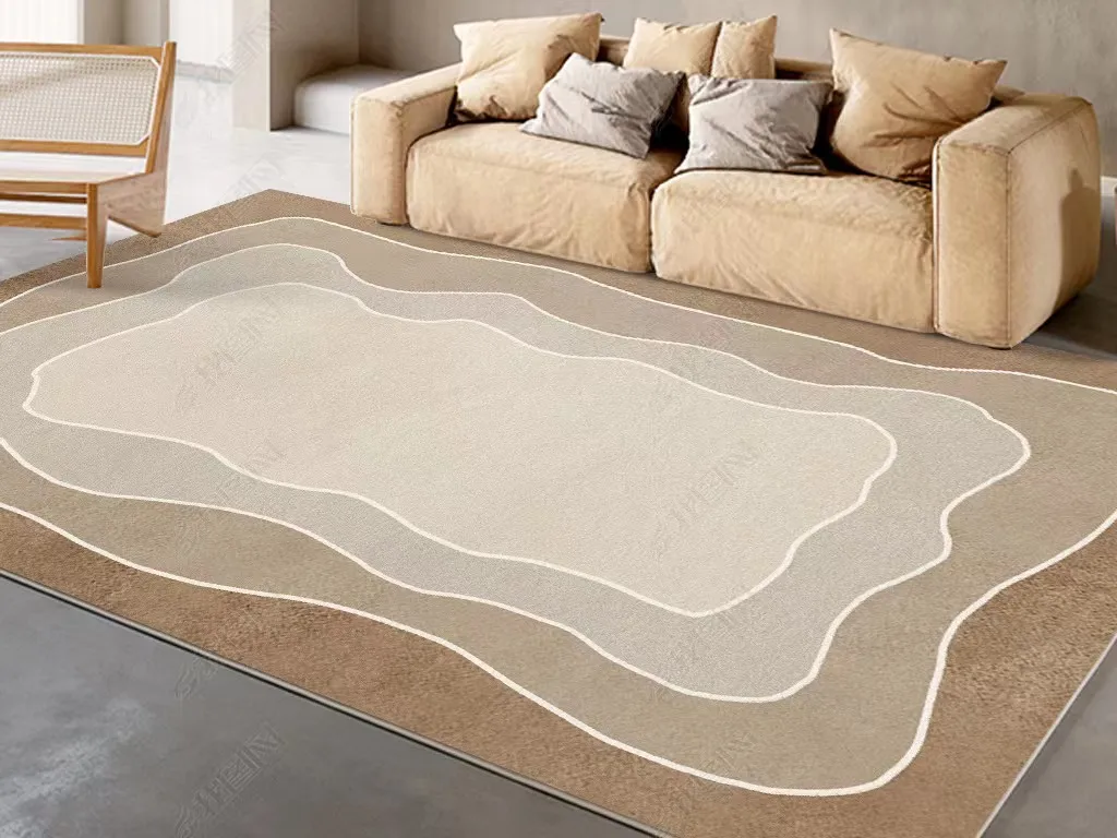 J1826-The-living-room-carpet-is-a-modern-and-minimalist-carpet-with ...