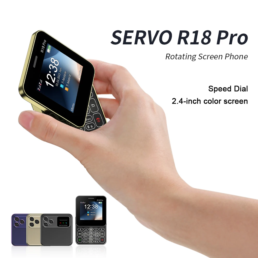 SERVO-R18-PRO-Side-Slider-Phone-2G-Network-2-SIM-Cards-Magic-Voice-FM ...