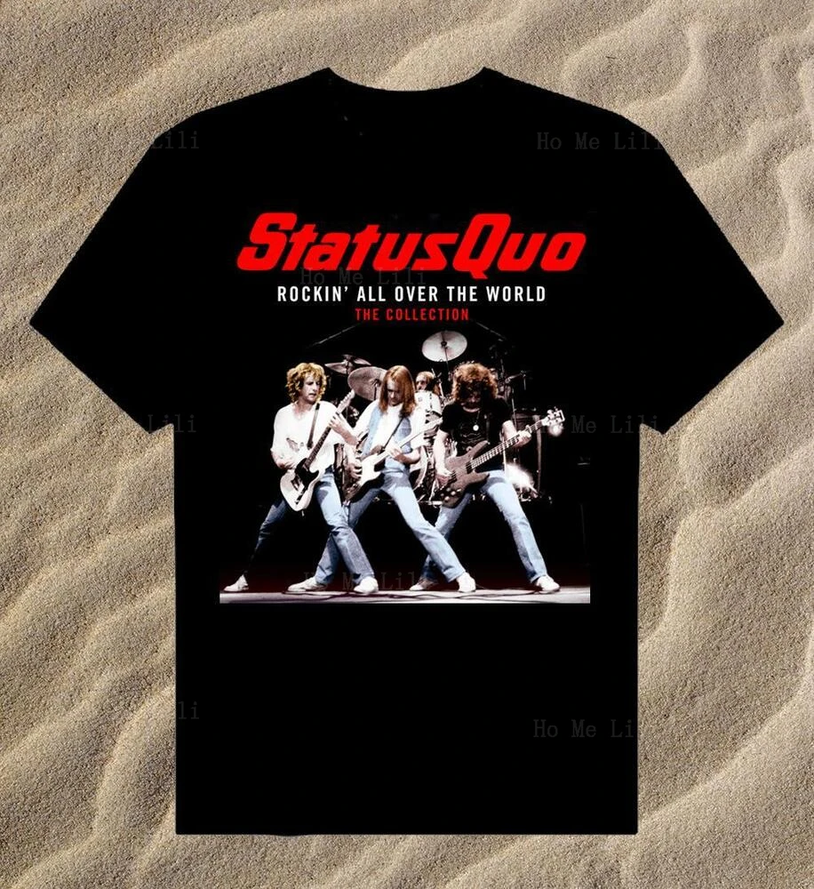 Graphic T Shirts Status Quo Band 2023 Cotton For Men Women All Size S ...