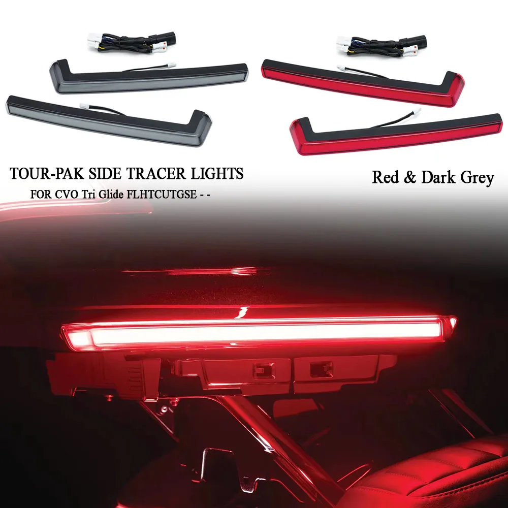Motorcycle-Red-Smoke-Tour-Pak-Pack-Accent-Side-Marker-Panel-LED-Light ...