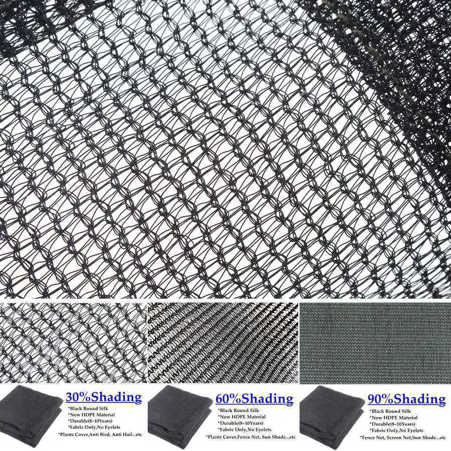 8-10Years-30-90-UV-Block-Black-Round-Silk-Mono-HDPE-Fabric-Mesh-Anti ...
