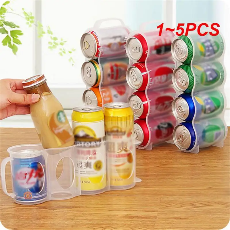 1-5PCS-Beer-Soda-Drink-Can-Storage-Box-Kitchen-Fridge-Drink-Bottle ...