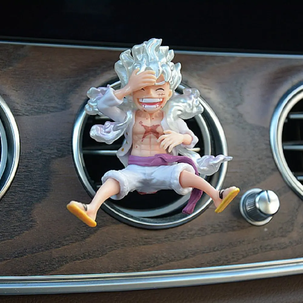조로피규어 루피 기어 5 태양신 자동차 공기 배출구 향수 장식 원피스 니카 조로 액션 피규어 피규어 모델 장식 자동차 모델 ...