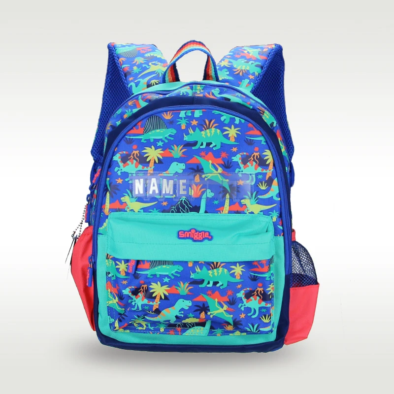 Australia-smiggle-original-children-s-schoolbag-boys-blue-dinosaur ...