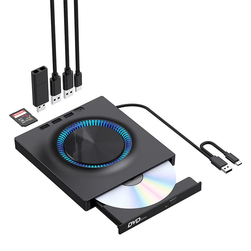 USB External Blu-ray/DVD Burner Portable for Desktop/Laptop USB3.0 ...