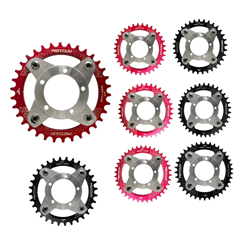 MOTSUV-E-Bike-Crankset-104BCD-Chainring-Adapter-Kit-For-Bafang-Mid ...