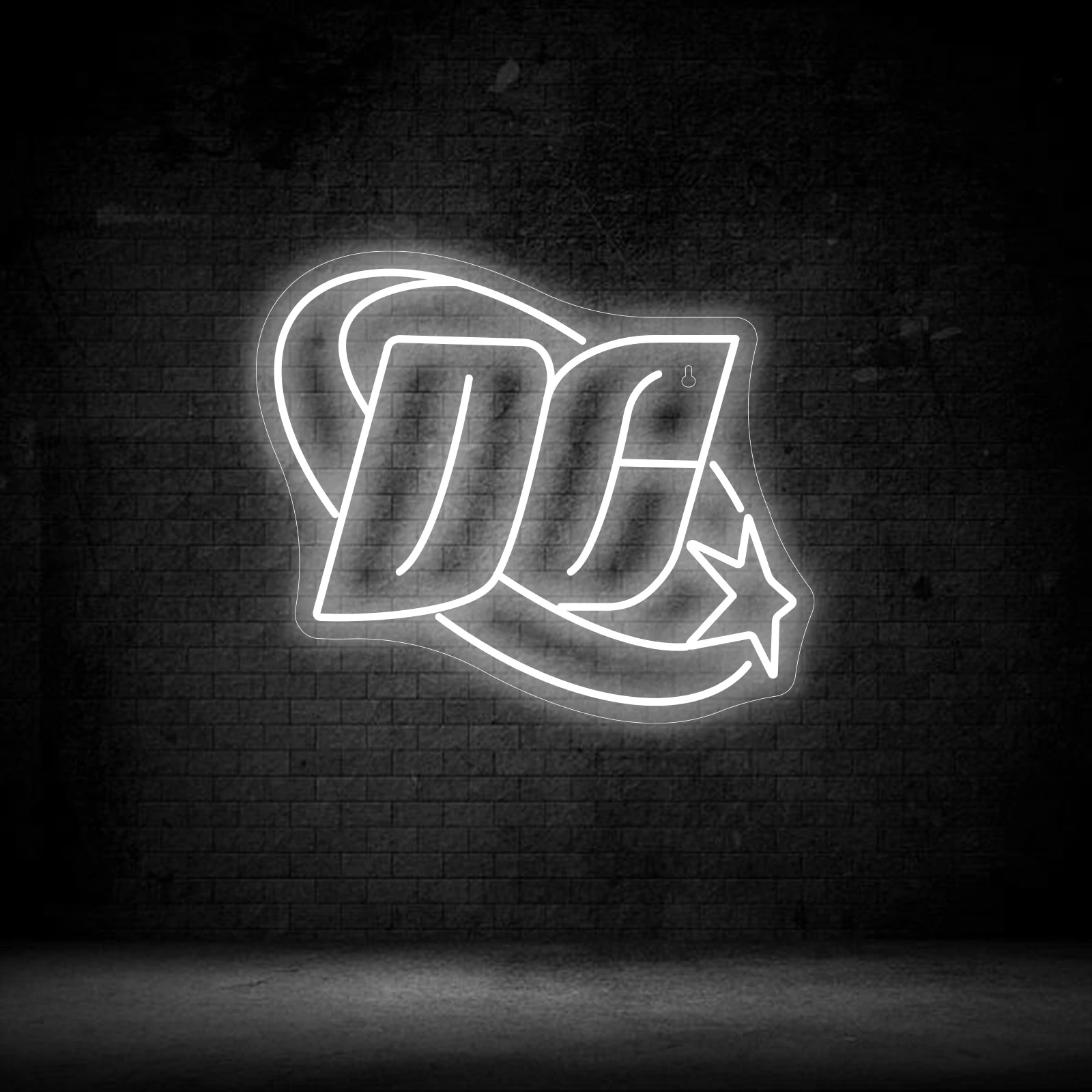 DC Comic Logo Neon Signs For Wall Deocr Dimmable Room Decoration For ...