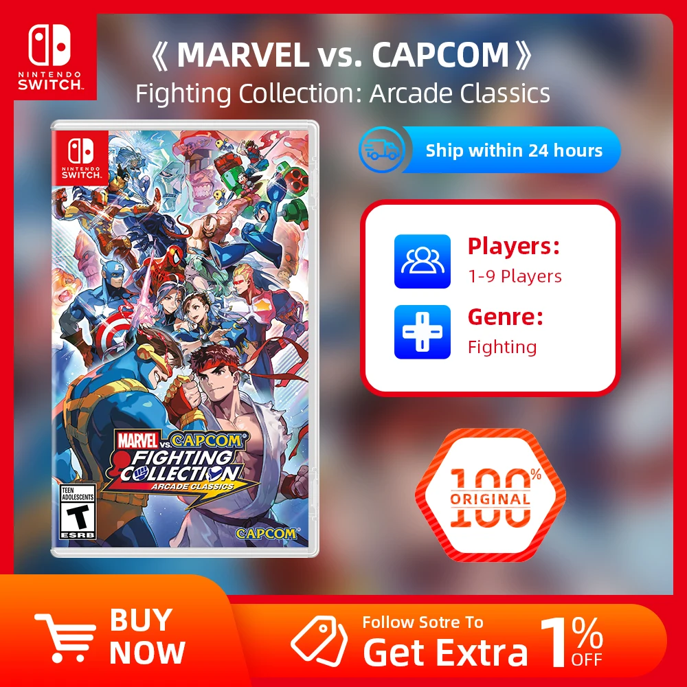 Nintendo Switch Game Deals - MARVEL vs. CAPCOM Fighting Collection ...