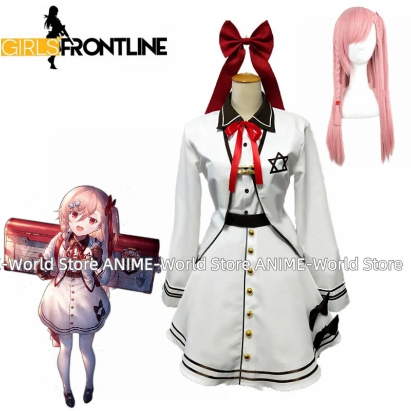 Game Girls Frontline Negev Halloween Christmas Party Uniform Dress Wig ...