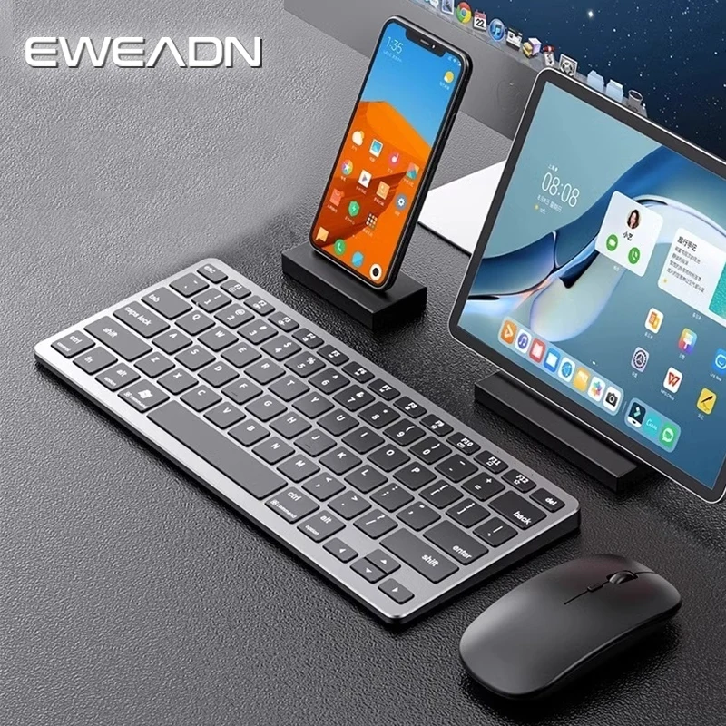 EWEADN K936 Wireless BT keyboard and mouse set, laptop office typing ...