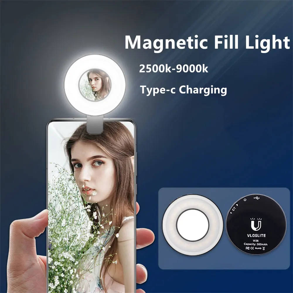 Universal-Magnetic-Led-Ring-Fill-Light-Phone-Selfie-Light-for-Magsafe ...