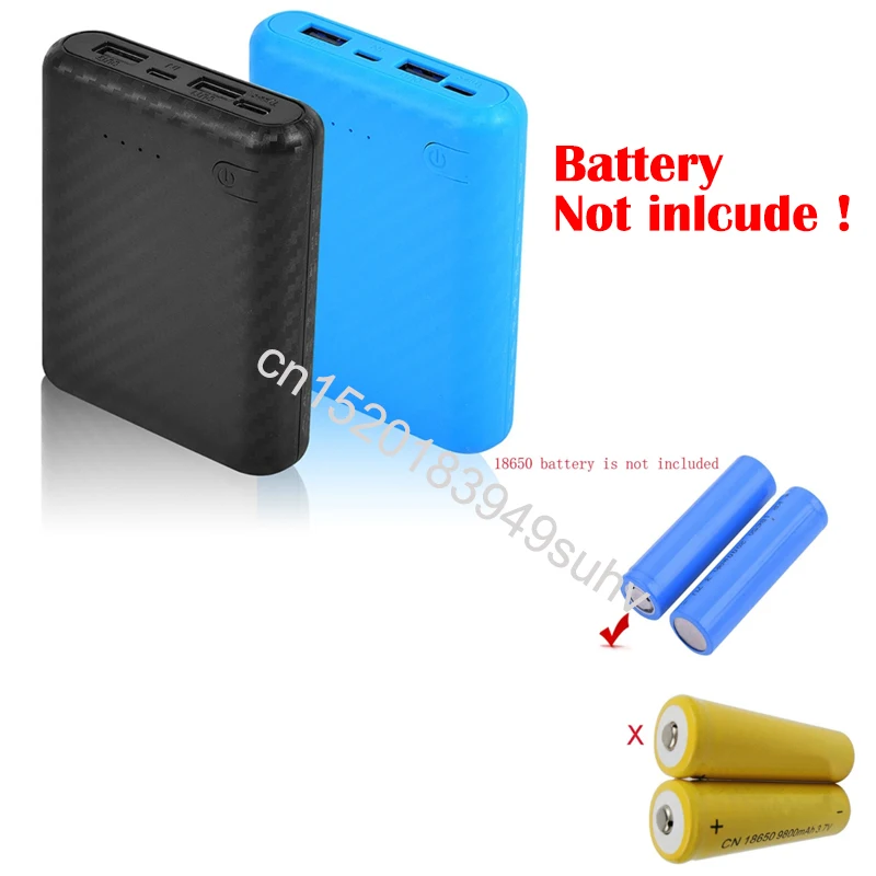 DIY Power Bank Box 4x18650 Battery Outer Case Shells with Multiple ...