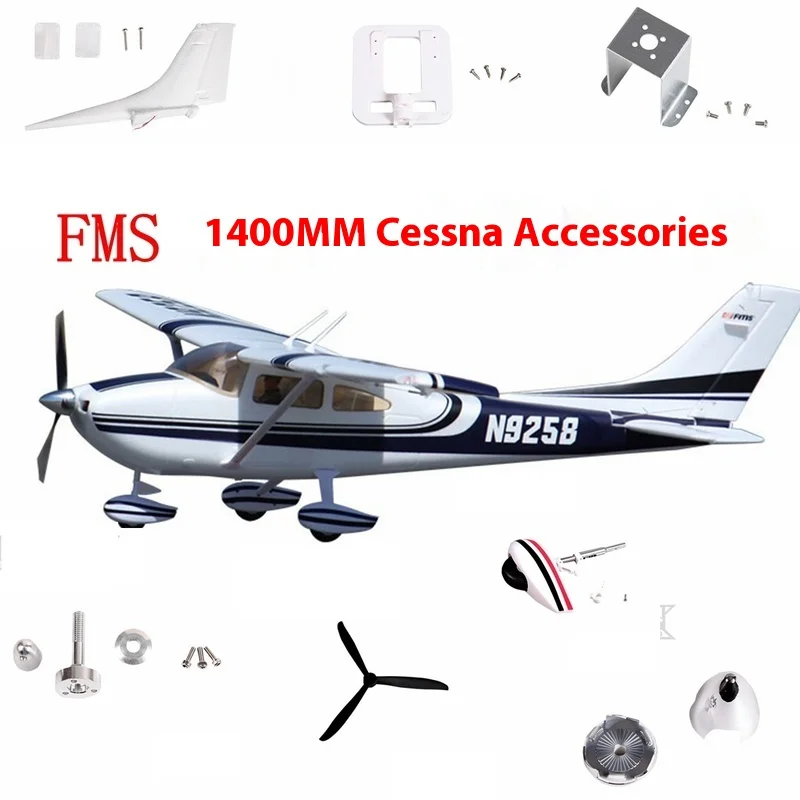FMS-1400MM-Cessna-182-aircraft-complete-set-of-accessories-fuselage ...