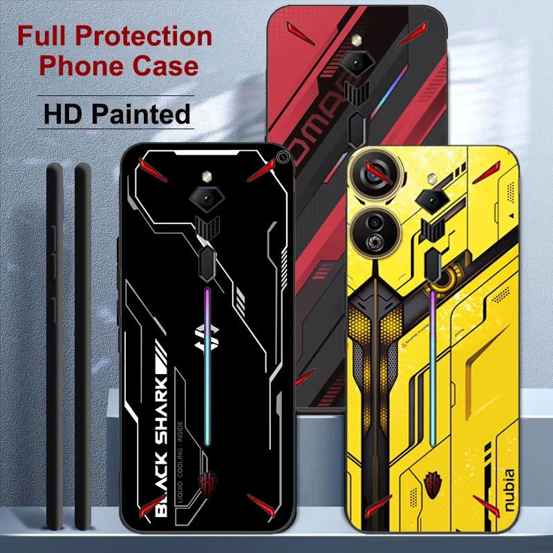 For-Nubia-Red-Magic-3-Case-NX629J-5G-Soft-Silicone-Back-Cases-For-Red ...