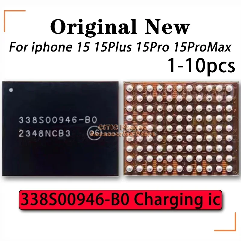 2-30Pcs 100% Original New 338S00946 Tigris IC For iPhone 15 Plus 15 Pro ...