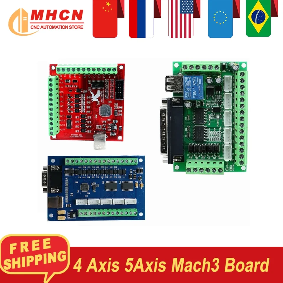 Cnc Usb Controller MACH3 Controller, USB MACH3 100Khz Motion Controller ...