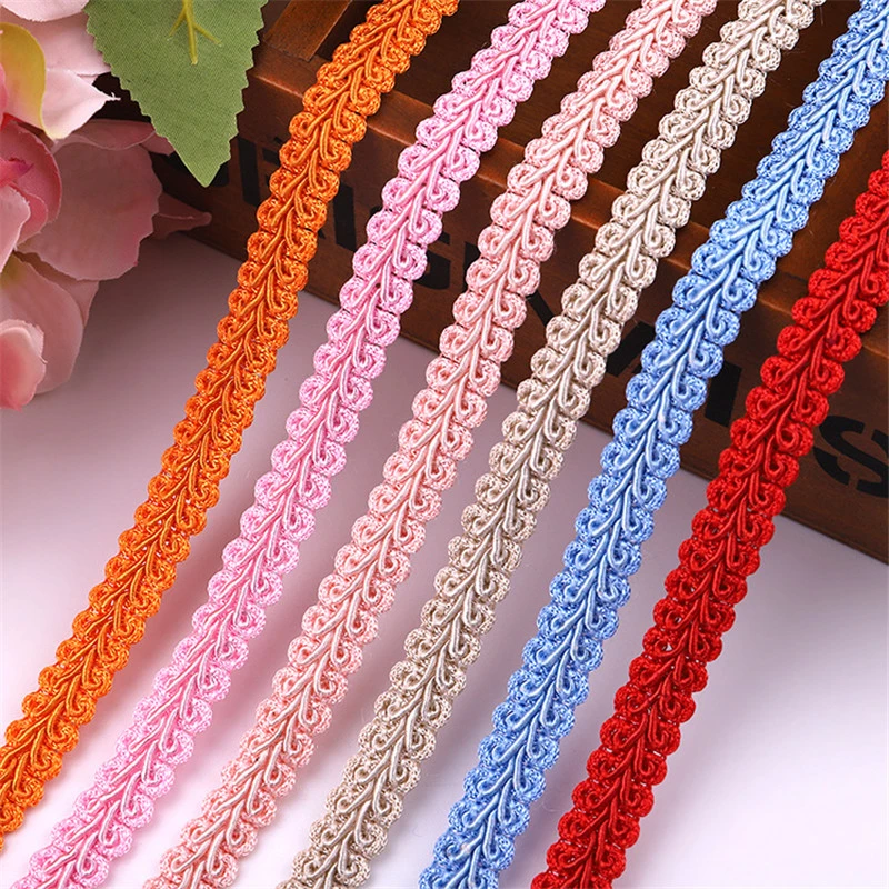 12mm Lace Trimming Ribbon Polyester Centipede Braided Lace Sewing ...