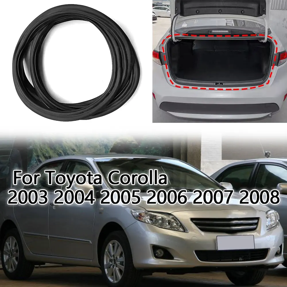 Car Rear Trunk Lid Weatherstrip Rubber Seal Gasket Fit for Toyota ...