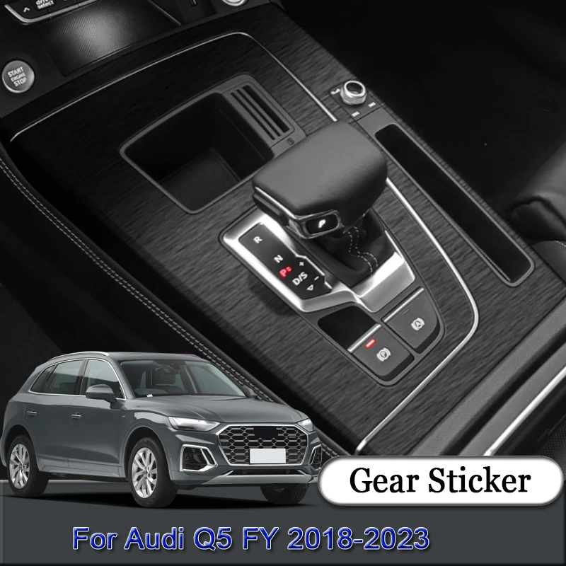 For Audi Q5 FY 2018-2023 Car Gear Panel Sticker Gear Box Protective ...