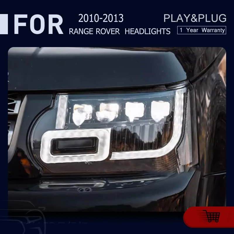 New-Car-Styling-Headlight-Left-Right-Side-For-Land-Rover-Range-Rover ...