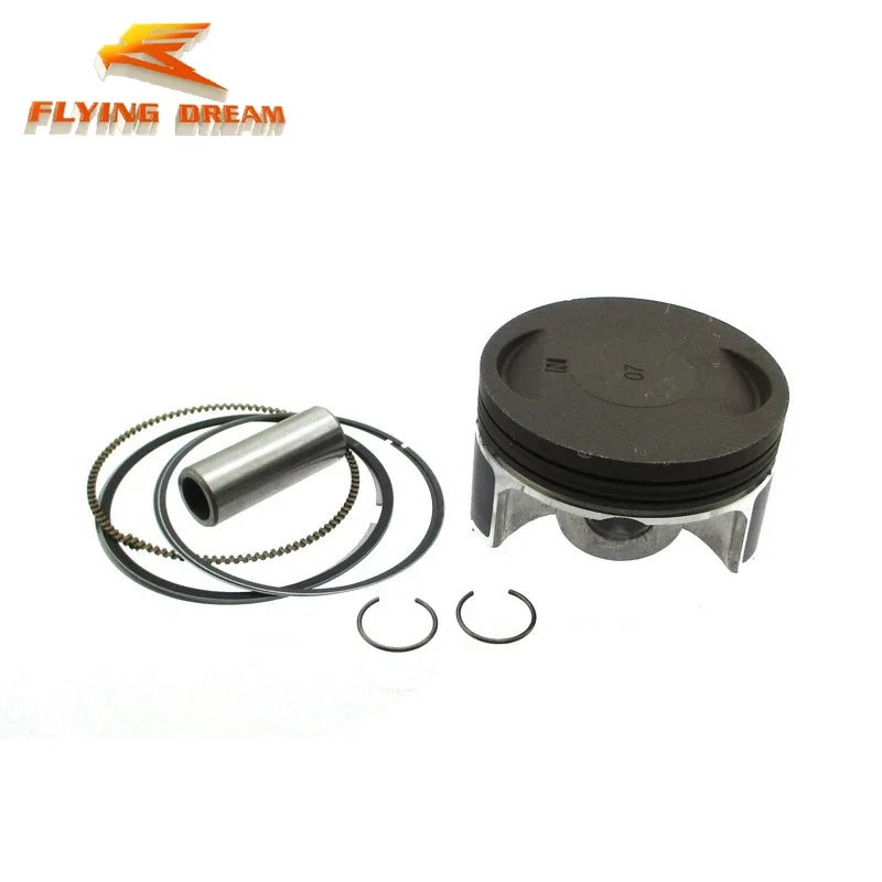 Original ZS190 W190 2 valve Piston kit 62mm 14mm For Zongshen ...