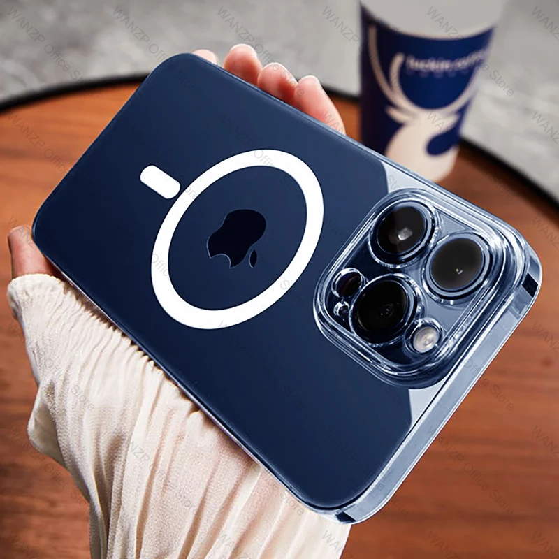 Original-For-Magsafe-Magnetic-Clear-Case-For-iPhone-15-14-13-12-11-Pro ...