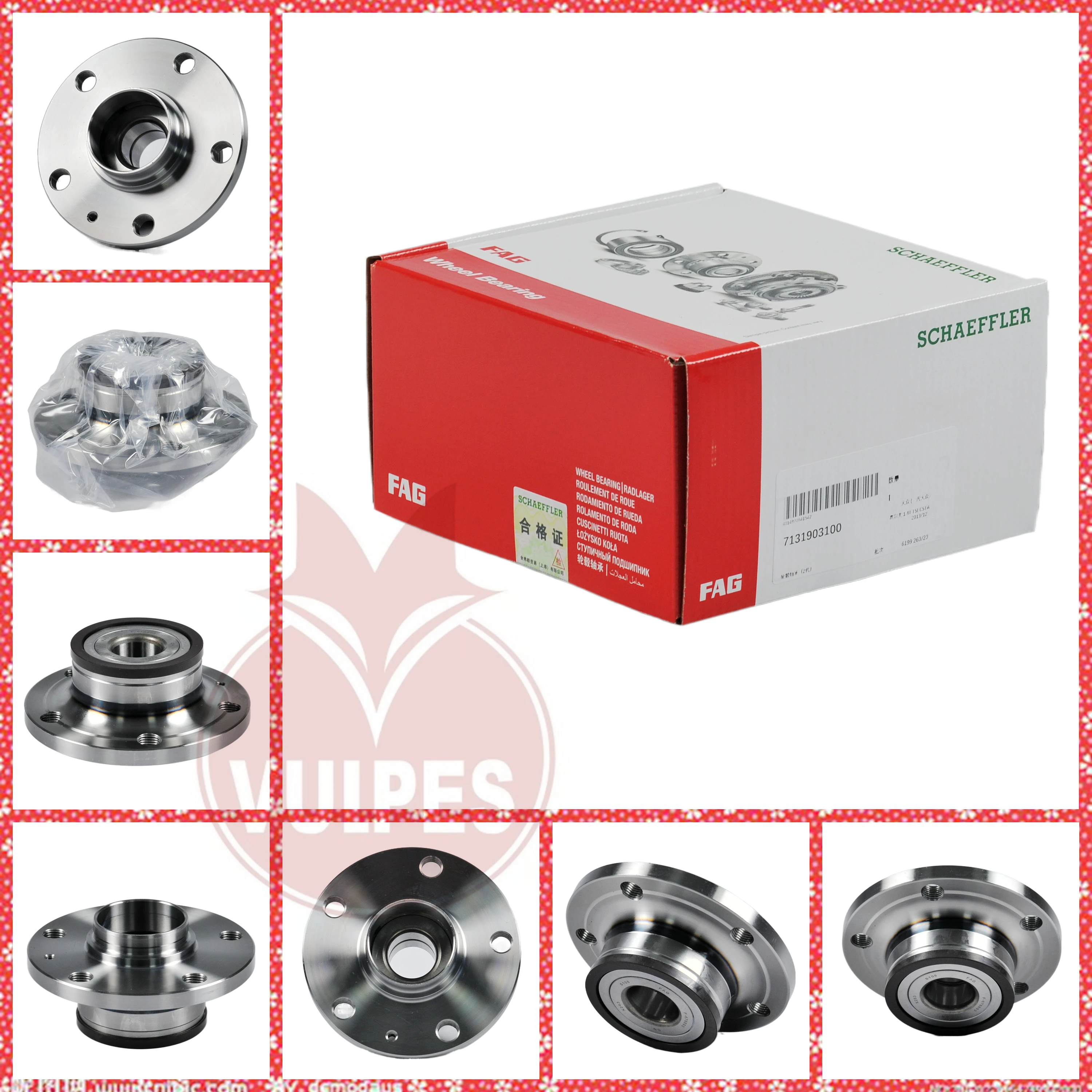 Wheel Hub Bearing/Rear Wheel Hub Bearing FAG 7131903100 For AUDI/VW ...
