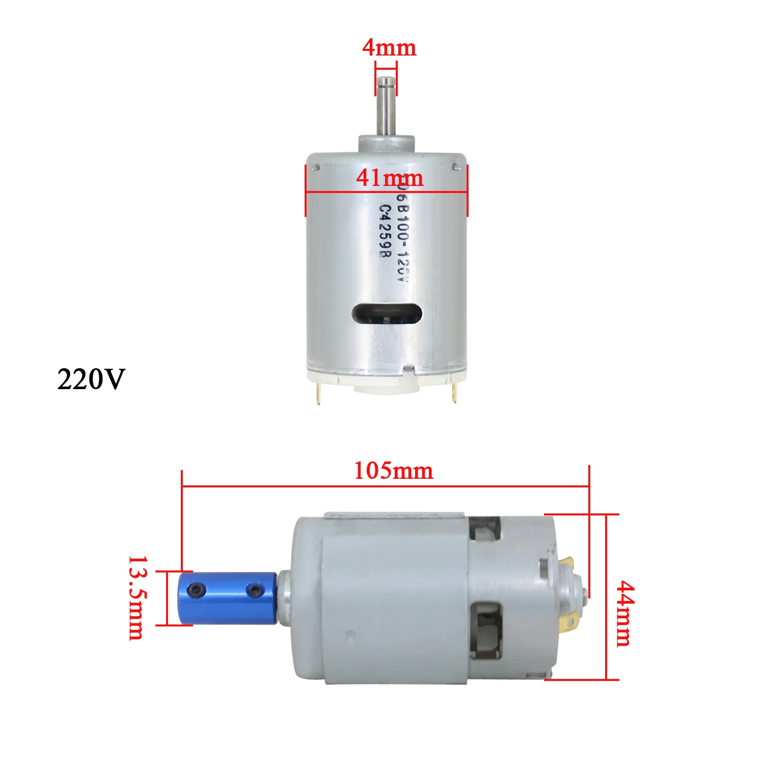 Suitable-for-220V-775-DIY-high-voltage-motor-motor-bearing-silent-DC ...