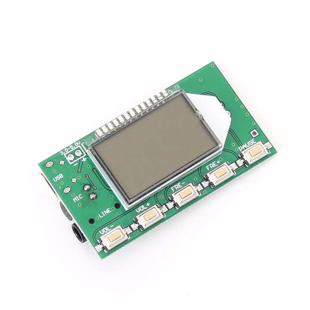 Digital Fm Rádio Receptor Sem Fio Transmissor Estéreo Placa Modulação ...