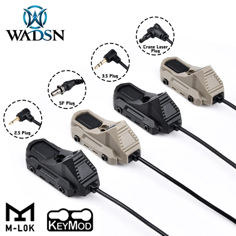 WADSN-WeaponLight-Switch-Axon-MLOK-KEYMOD-Dual-Function-Pressure-Remote ...