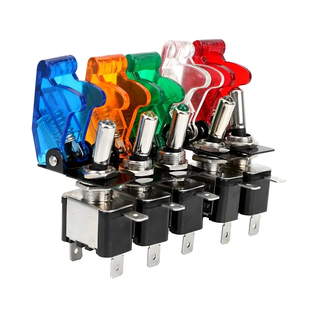 1PCS-12V-20A-Toggle-Switch-LED-Switch-Car-Auto-Cover-LED-Light-With ...