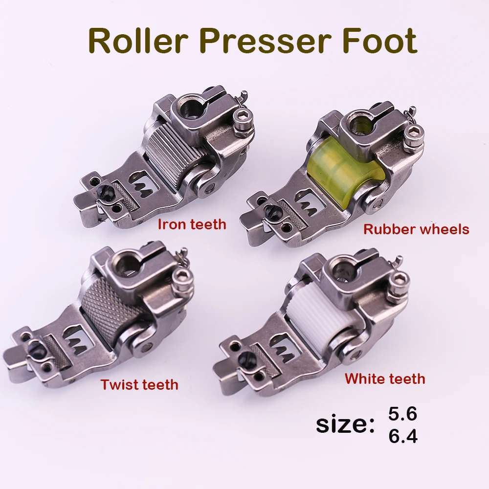 3-Needle-5-Thread-Sewing-Machine-Roller-Presser-Foot-5-6-6-4-For ...