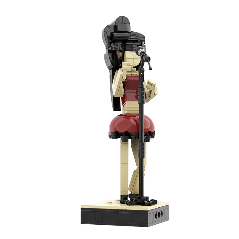 Gobricks MOC Idea Amy Winehouses Singer Brickheadzs Building Blocks ...