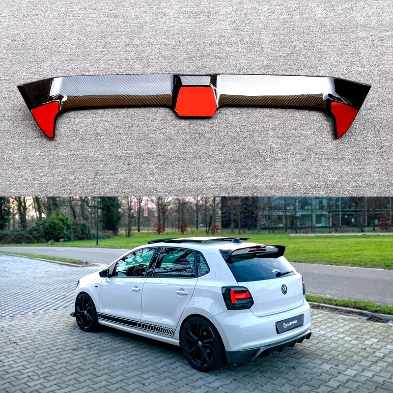 Hot-design-2011-to-2018-For-VW-Volkswagen-POLO-spoiler-high-quality-ABS ...