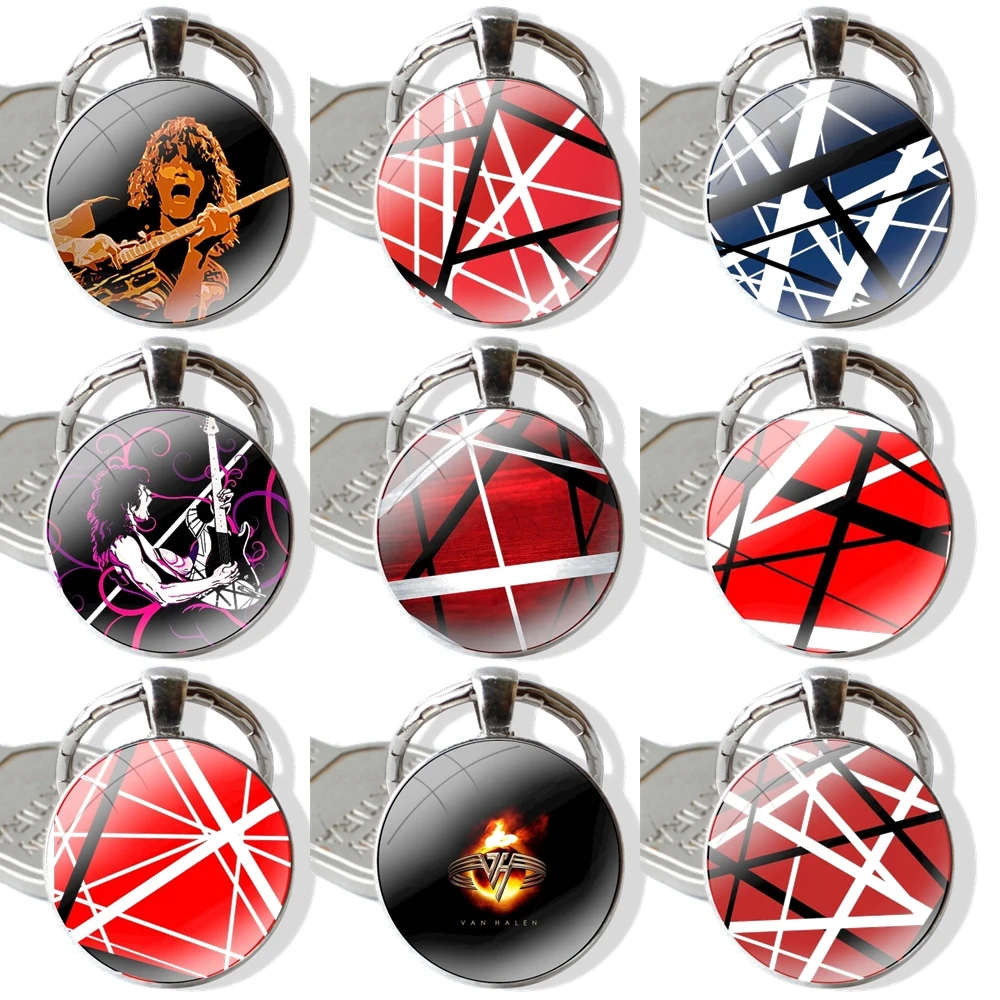 Keychain-Handmade-Glass-Cabochon-Key-Ring-Holder-Pendant-Key-Chains ...