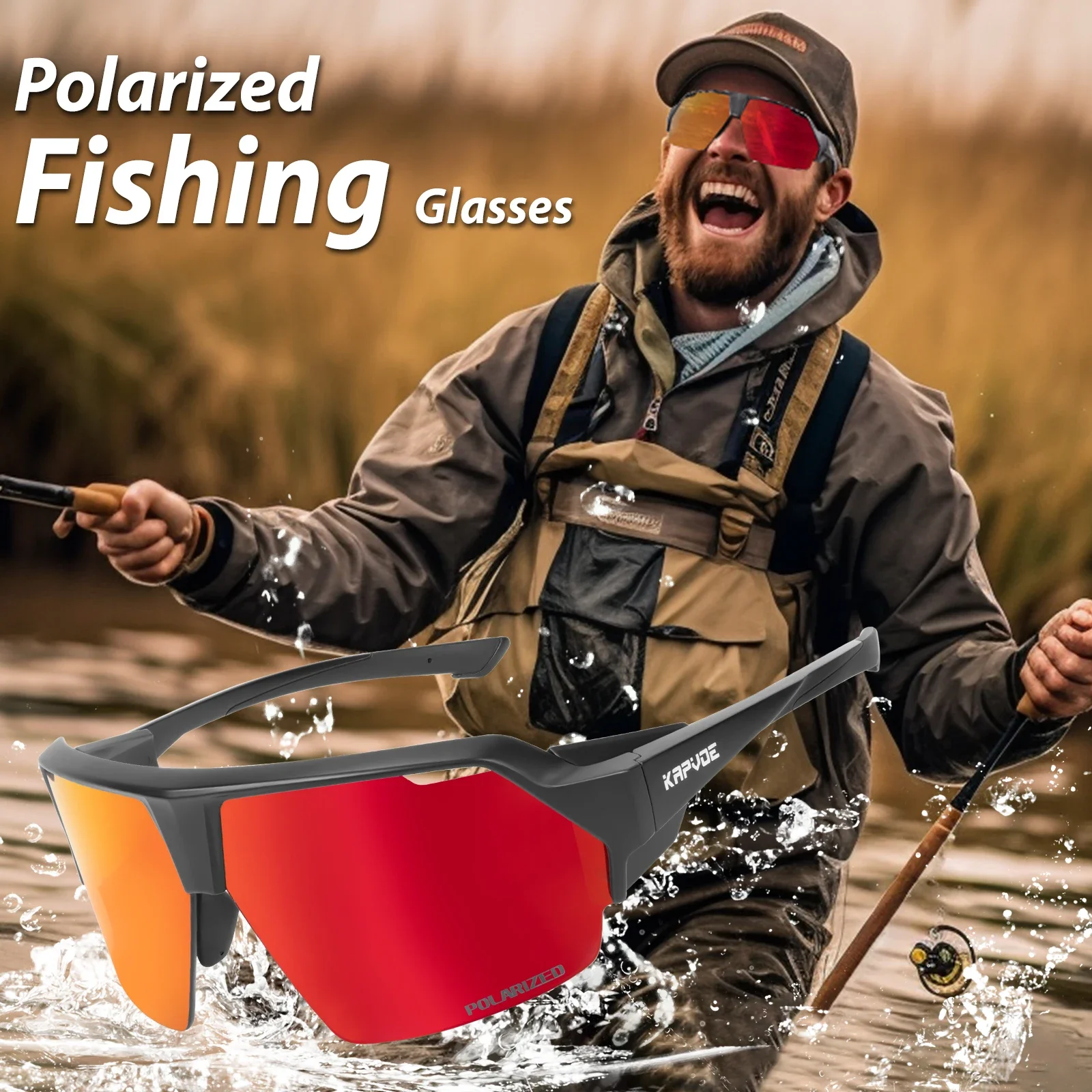 New-Kapvoe-Polarized-Glasses-for-Men-and-Women-Outdoor-Sports-Hiking ...